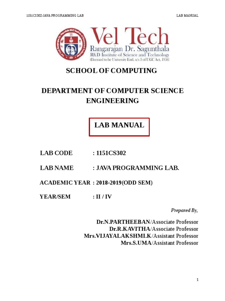 Java Programming Manual | Download Free PDF | Engineering | Method ...