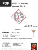 Iba Official Cocktails | PDF | Martini (Cocktail) | Distilled Drinks