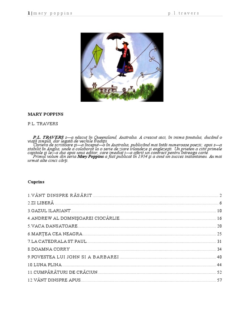 Travers-Mary Poppins | PDF