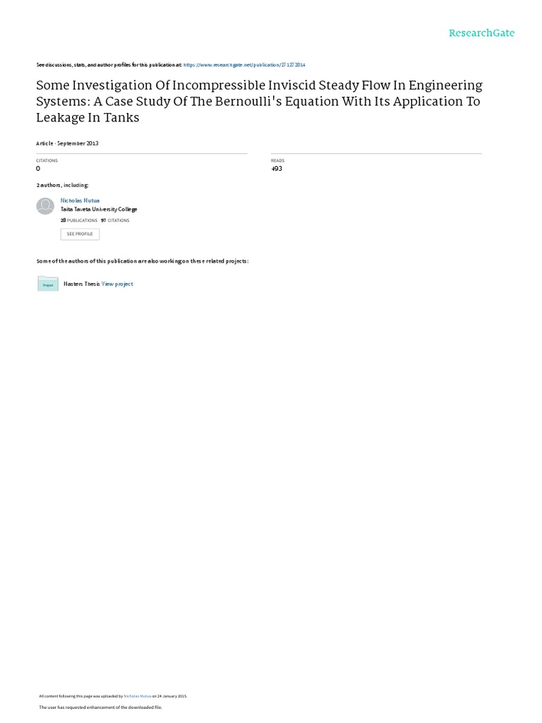 IJERTV2IS80178 | PDF | Fluid Dynamics | Flow Measurement