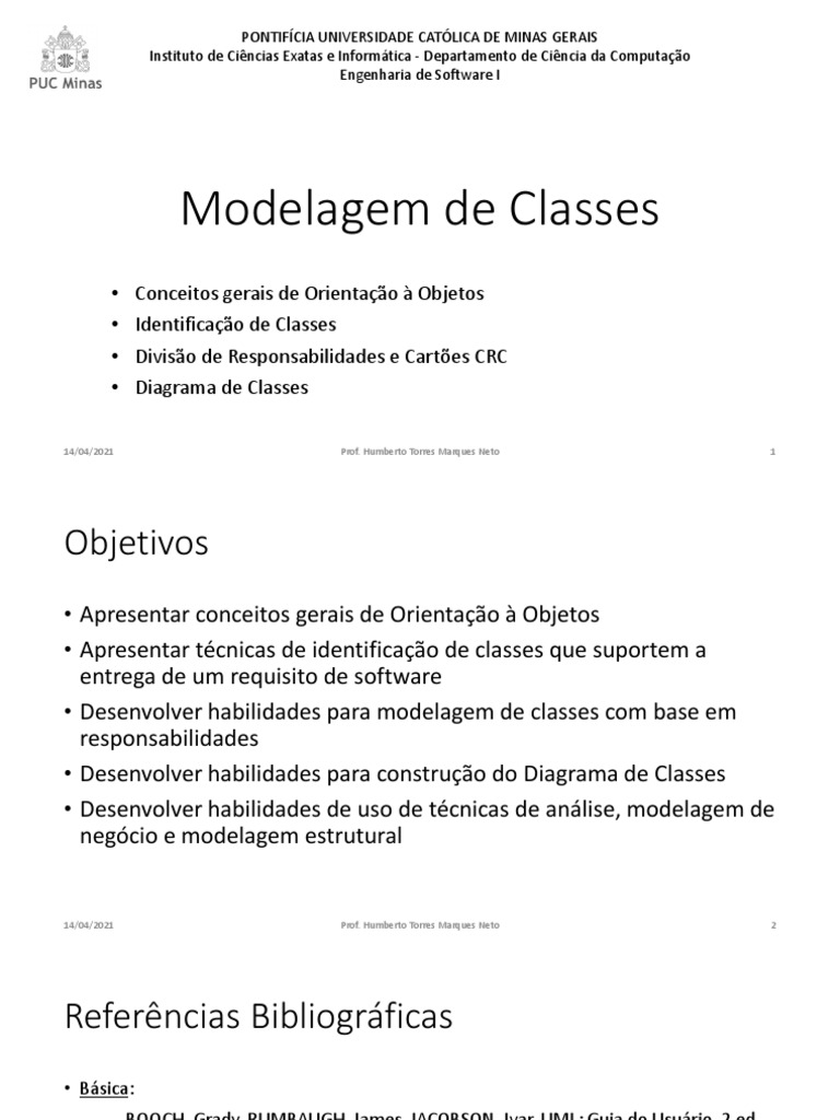Modelagem de Classes | PDF | Classe (programação de computadores ...