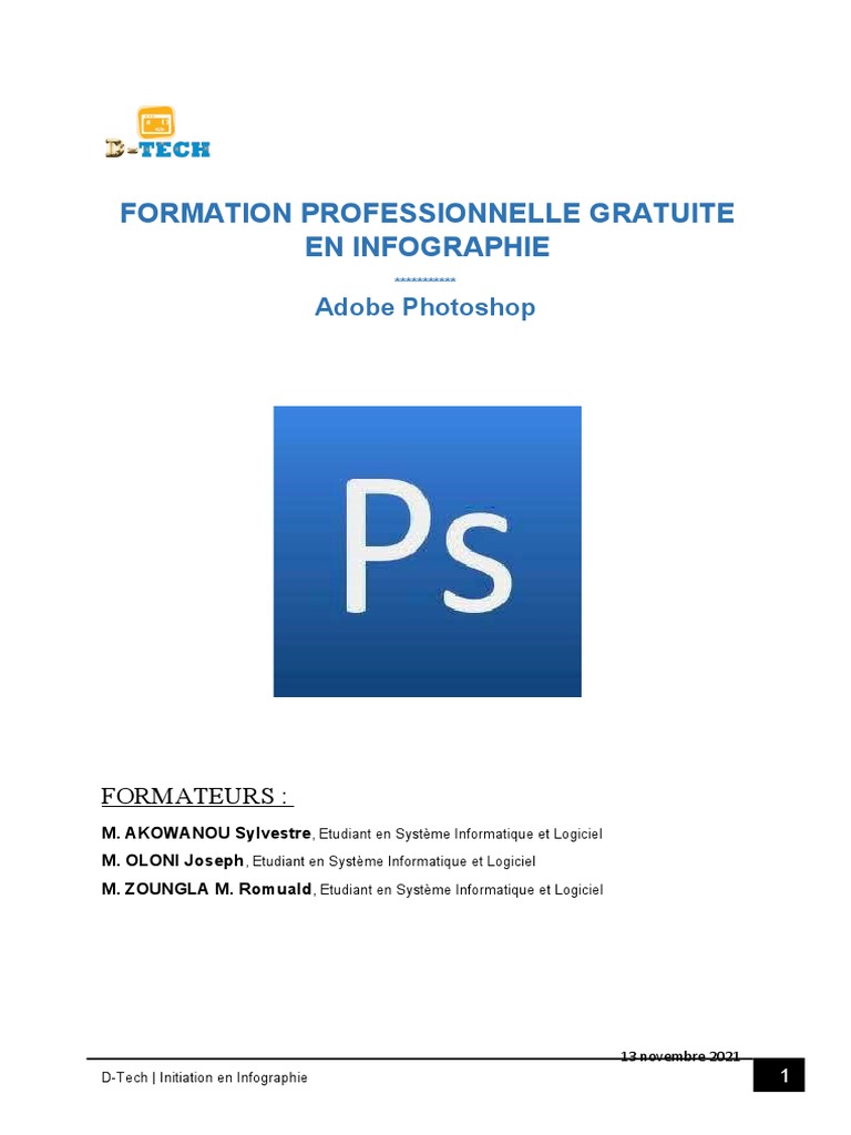 0661 Introduction Adobe Photoshop | PDF | Image numérique | Compression ...