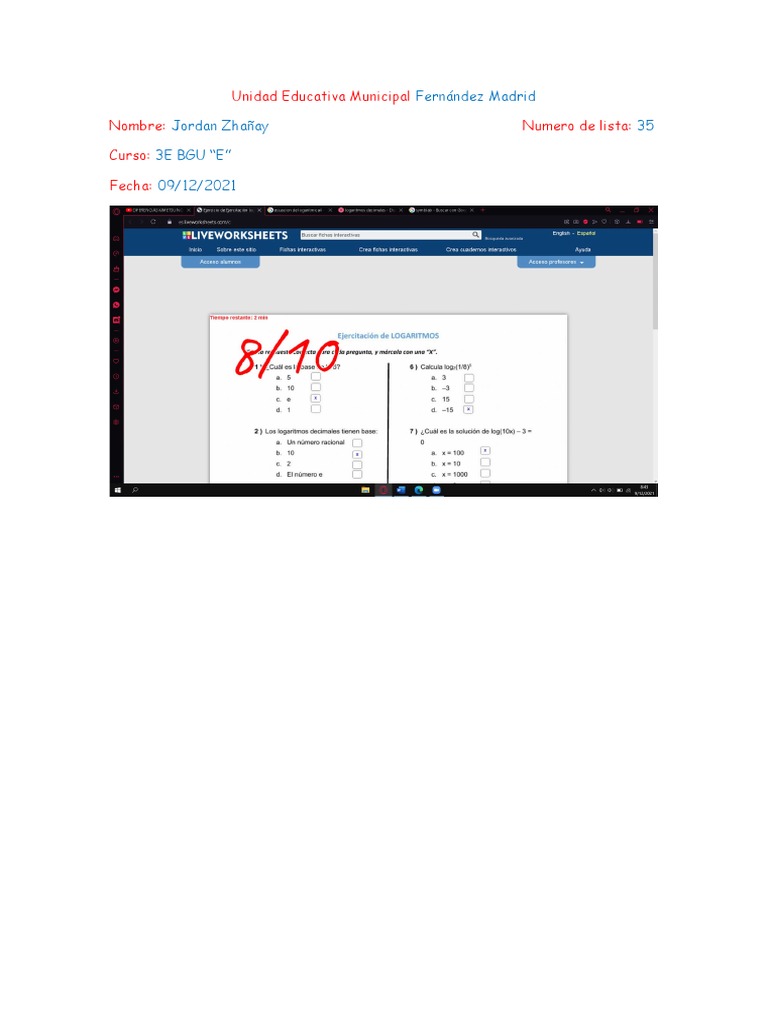 Deber de Mate 7 | PDF
