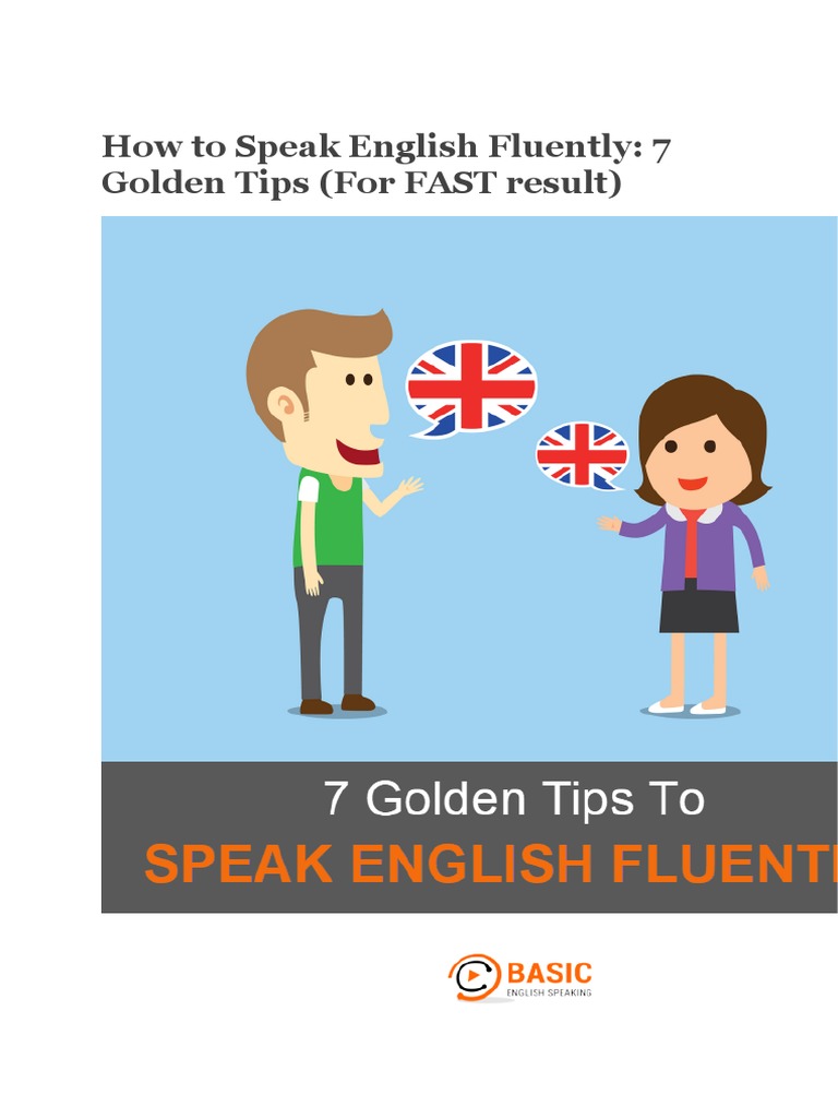 1 How To Speak English Fluently | Download Free PDF | English Language ...