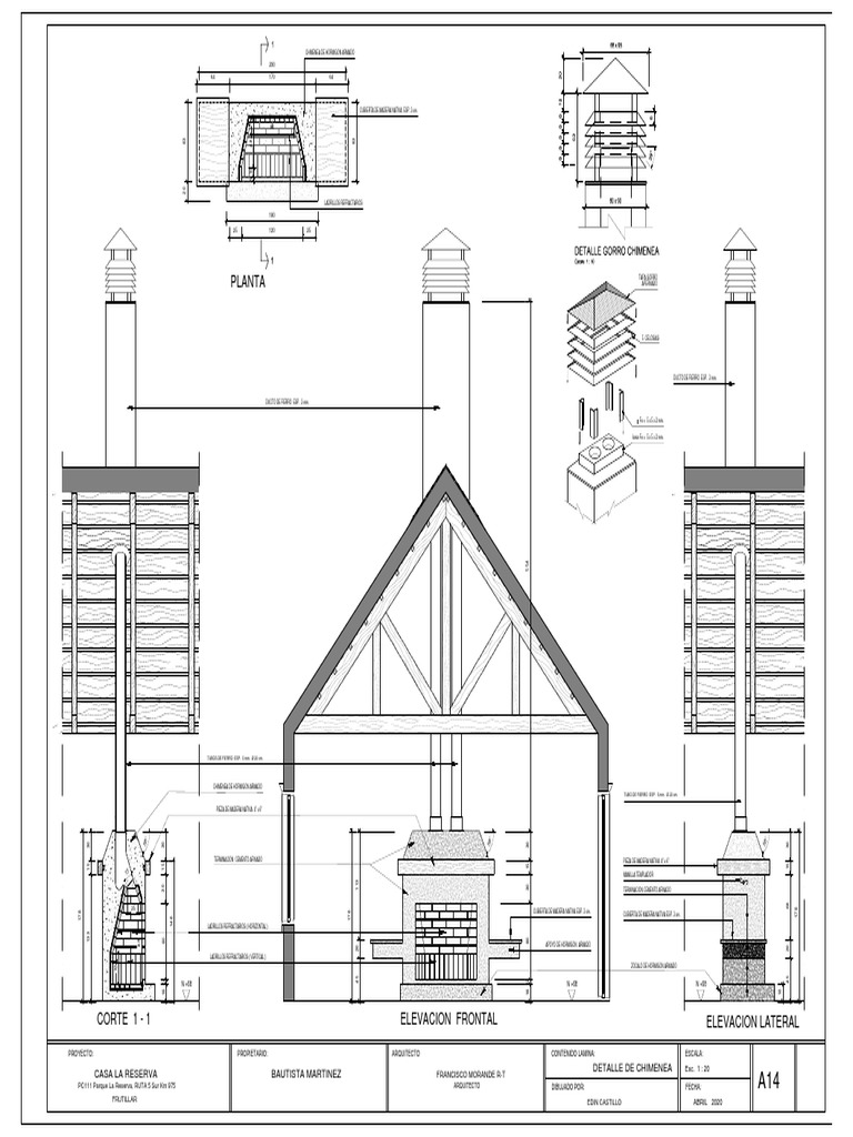 A14. - Detalle de Chimenea | PDF | Materiales de construcción