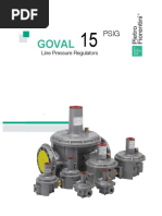 GASCAT Pressure Regulators Overview | PDF | Valve | Natural Gas