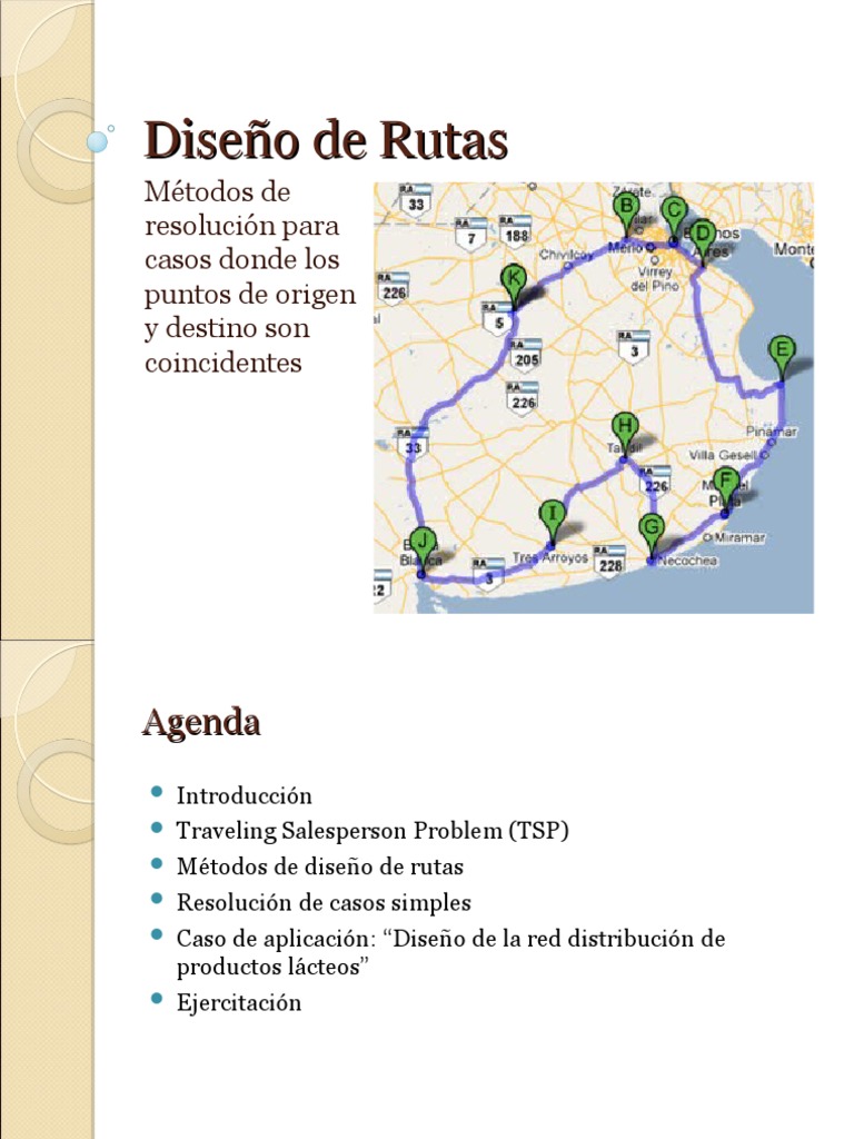 Diseño de Rutas