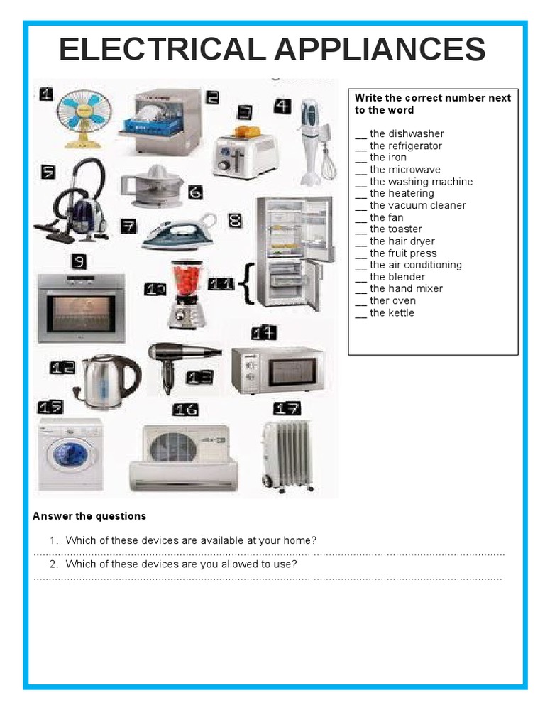 Picture Dictionary Electrical Appliances Picture Dictionaries 141607 ...