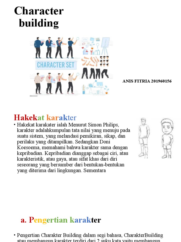 Anis Fitria - 201960156 - Tugas Individu Character Building | PDF | Karier & Perkembangan