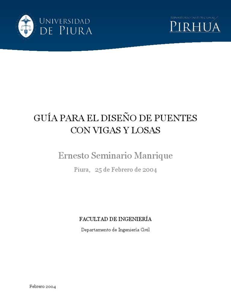 Puentes Con Vigas Y Losas Pdf