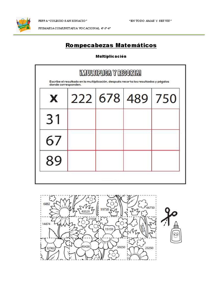Rompecabezas Matemáticos | PDF