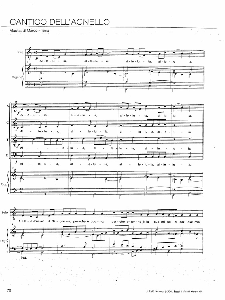 Cantico Dell'agnello | PDF