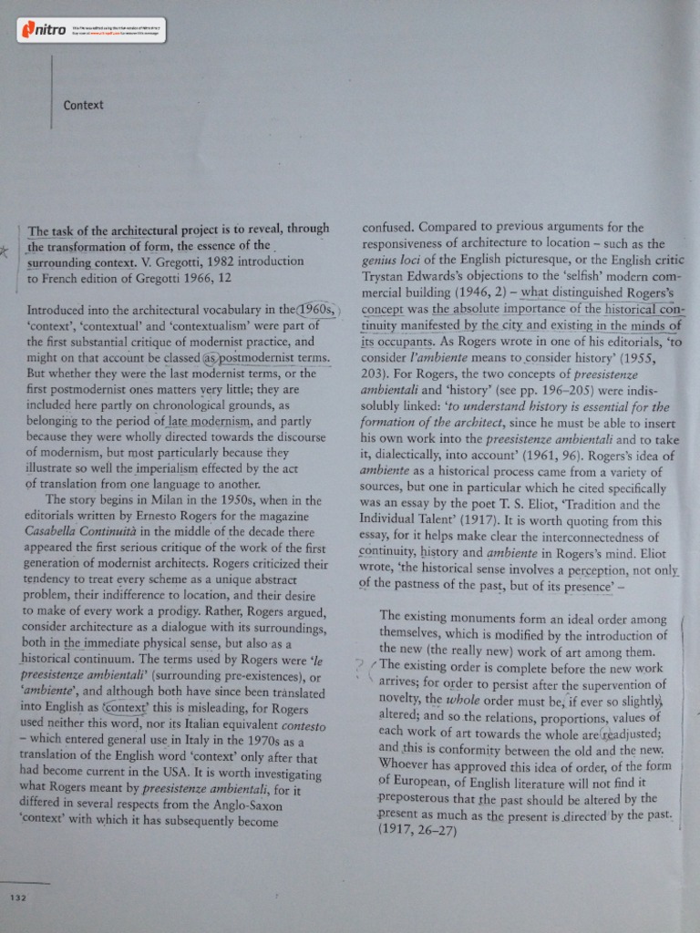 Forty - Adrian - Context - Words and Buildings | PDF