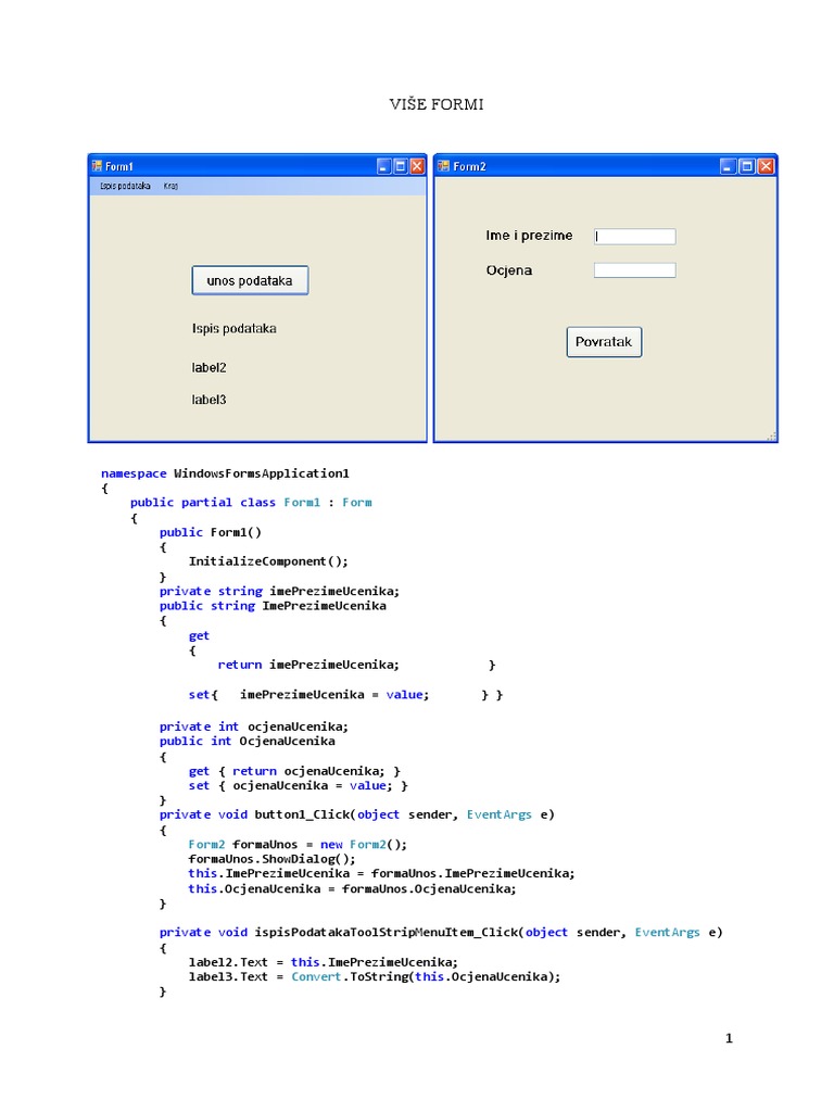 C# Zadatci I Rjesenja | PDF | Software Development | Information Technology Management