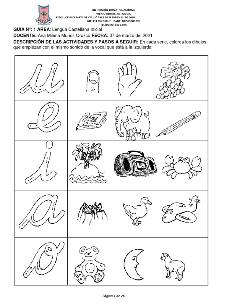 Guia 1 Inicial | PDF