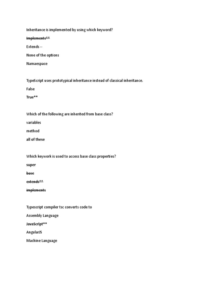 11typescript Completed Completed Pdf Inheritance Object Oriented Programming Class