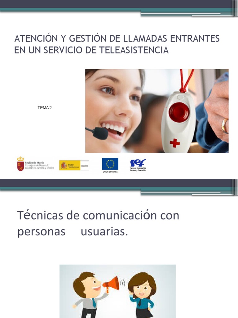 Llamadas Entrantes Tema 2 | PDF | Comunicación | Conceptos psicologicos