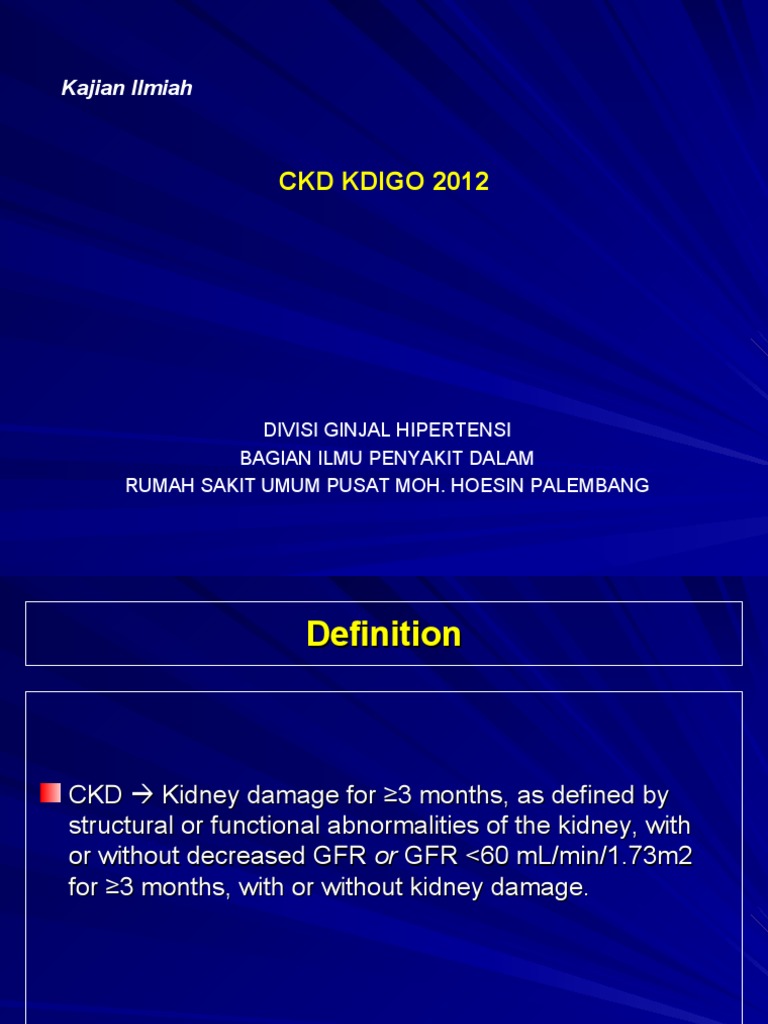 CKD Kdigo 2012 | PDF | Chronic Kidney Disease | Dialysis