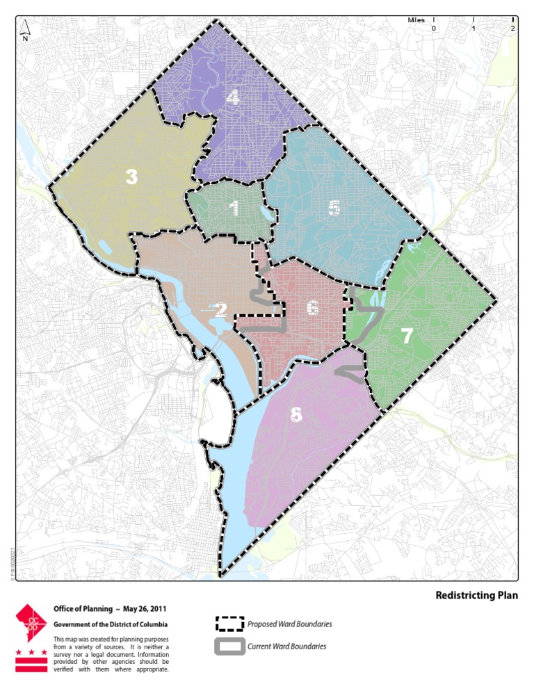 DC Redistricting Plan Map | PDF