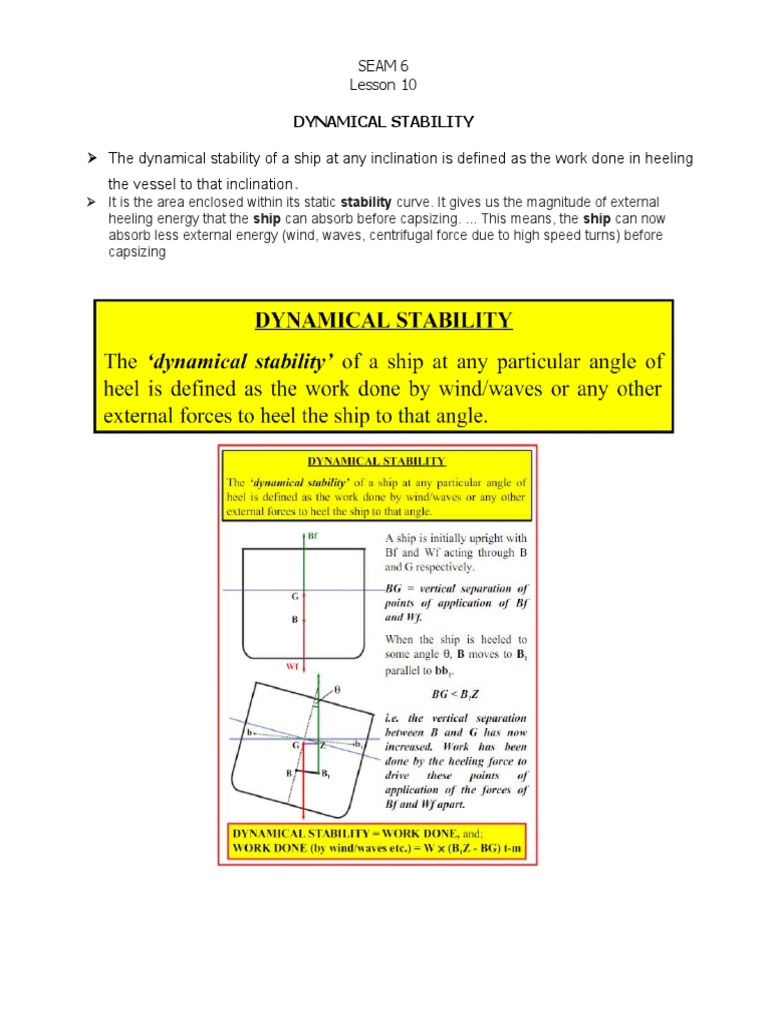 Dynamical Stability Formula Sample Problem | PDF | Mechanics ...