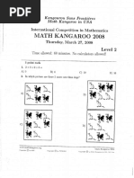 Math Kangaroo USA 2025 Test for Grades 1-2 | PDF