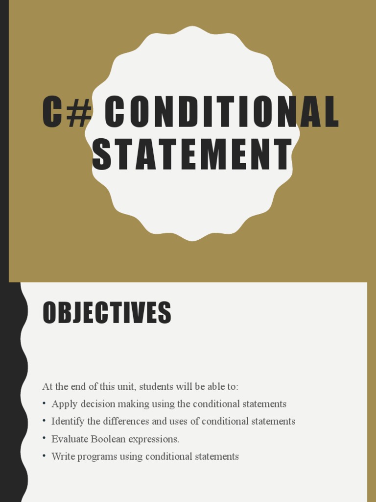 Csharp Control Structures | PDF | Computing | Computer Engineering