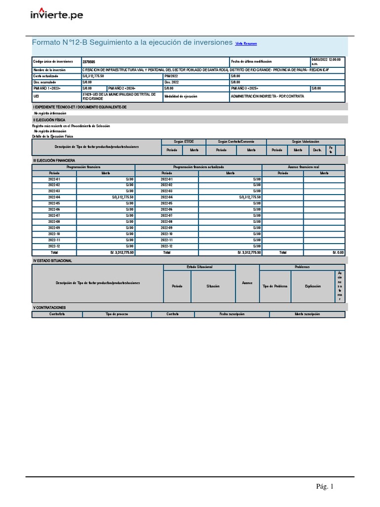 Formato 12-B Actualizado | PDF | Economias