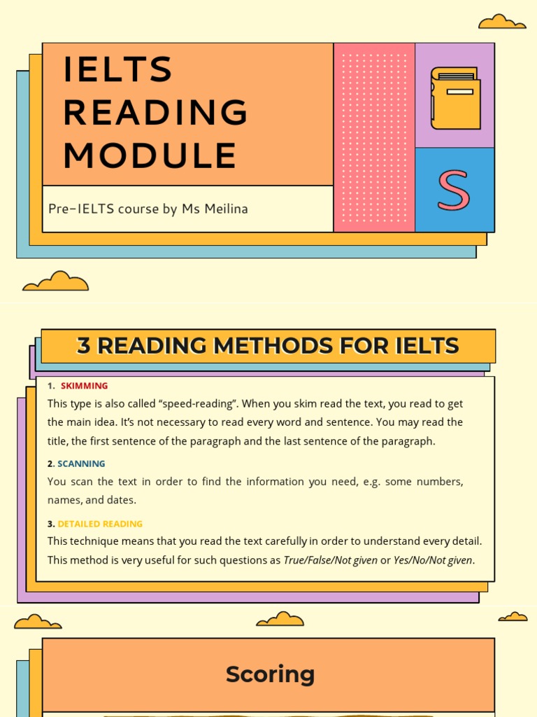Ielts Reading Module | PDF | Multiple Choice | Speed Reading