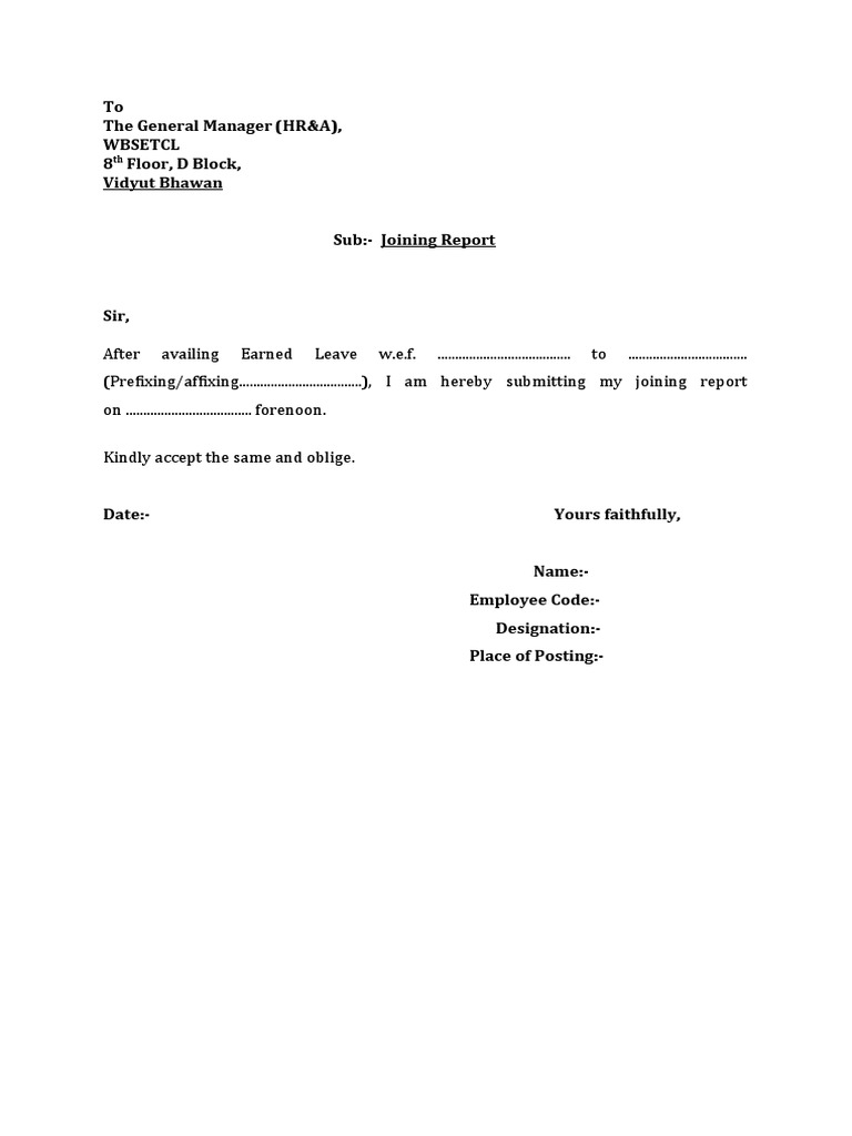 Joining Report | PDF