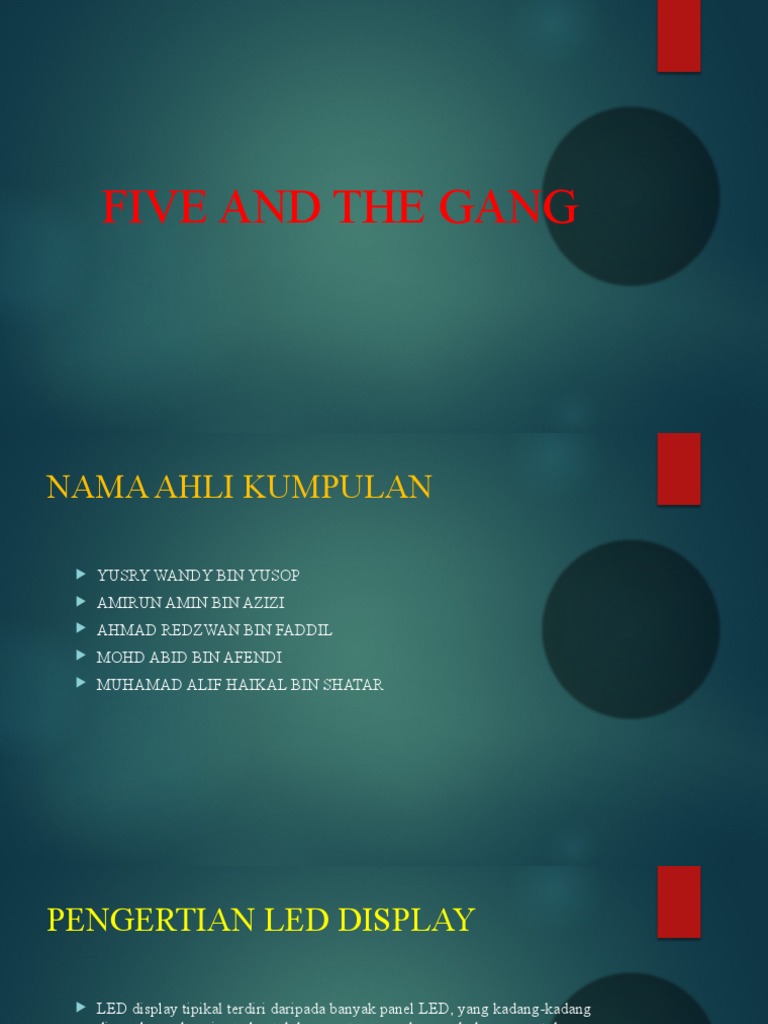 Red - Led Display | PDF