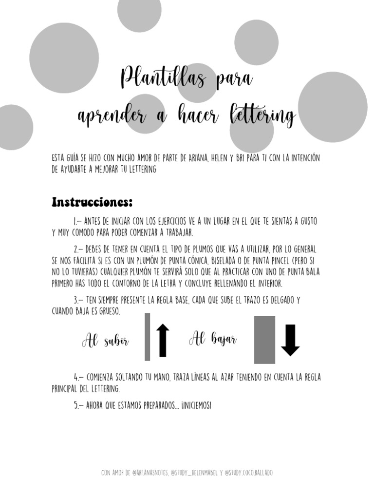 Lettering Ariana | PDF