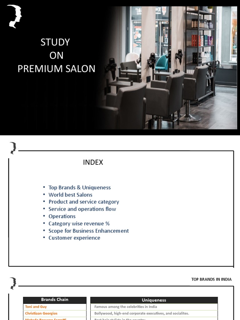 Study ON Premium Salon | PDF | Hair | Marketing