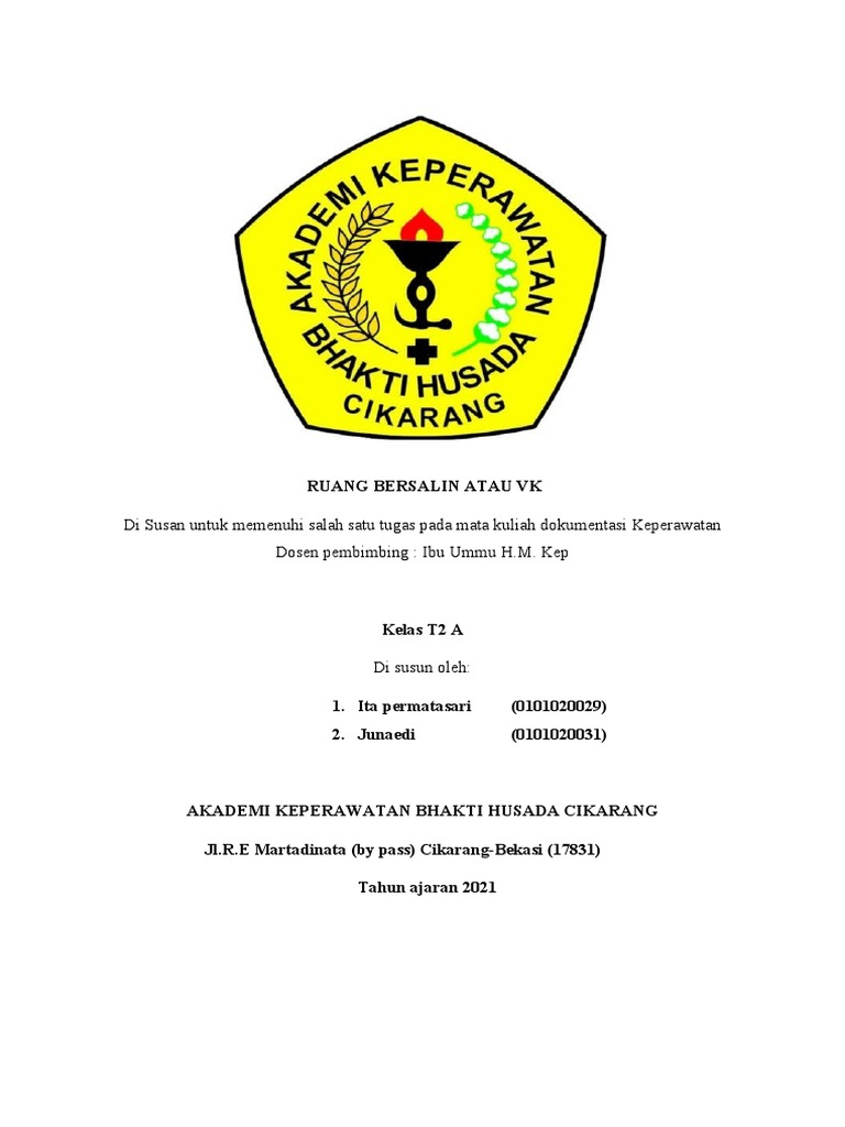 Ruang Bersalin: Pengertian dan Dokumentasi | PDF