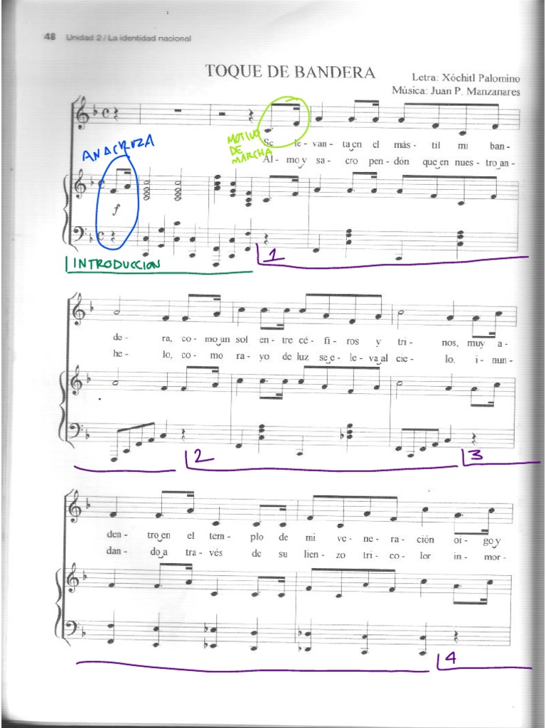 Toque de Bandera Partitura | PDF