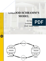 Osgood-Schramm Model of Communication | PDF
