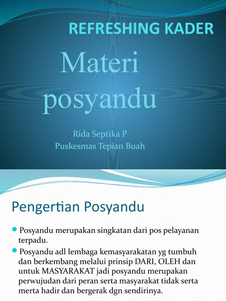 Materi Refreshing Kader | PDF | Foreign Language Studies