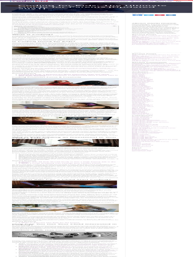 Coding For Kids: The Ultimate Coding For Kids: The Ultimate Guide For ...