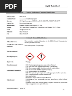 Bromotrifluoromethane Safety Data Sheet | PDF | Gases | Chemistry