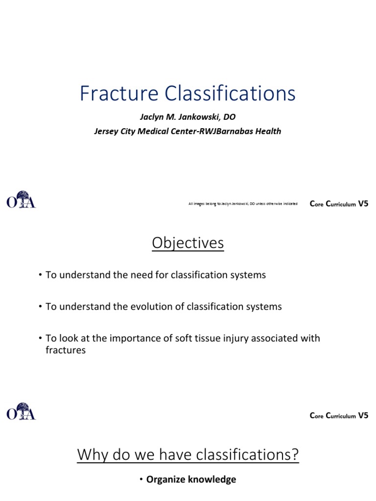 General A1 Fracture Classifications | PDF | Musculoskeletal Disorders ...
