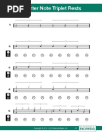 Note Value Worksheet | PDF | Musical Forms | Music Theory