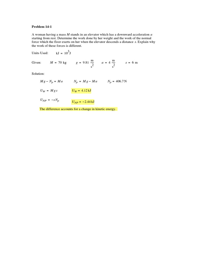 Problem 14-1: M G A S | PDF