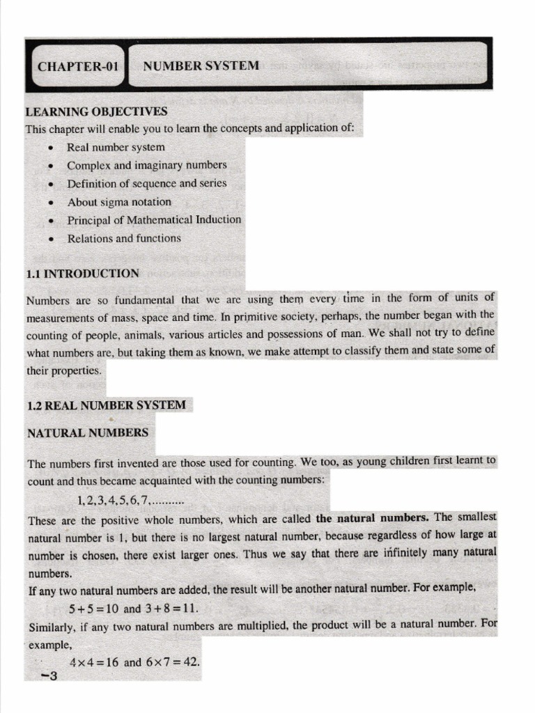 Chapter 1-Number System | PDF