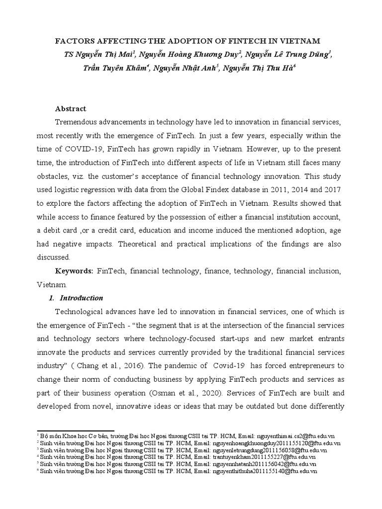 Fintech | PDF | Finance & Money Management | Financial Technology