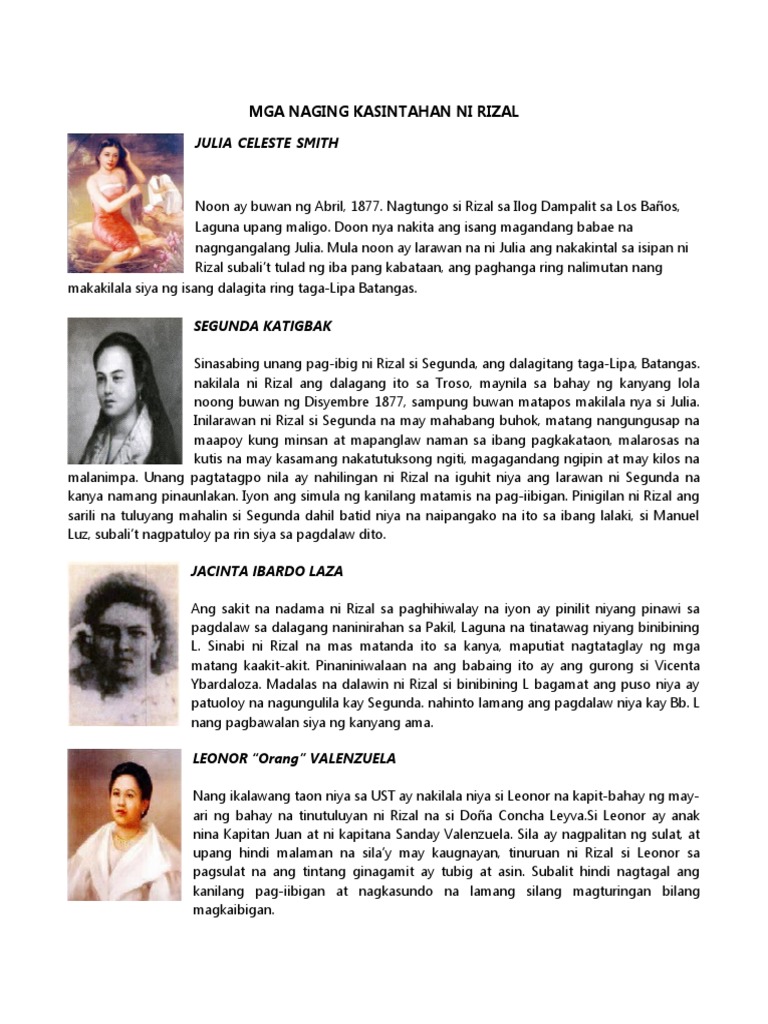 Babaero Si Rizal | PDF
