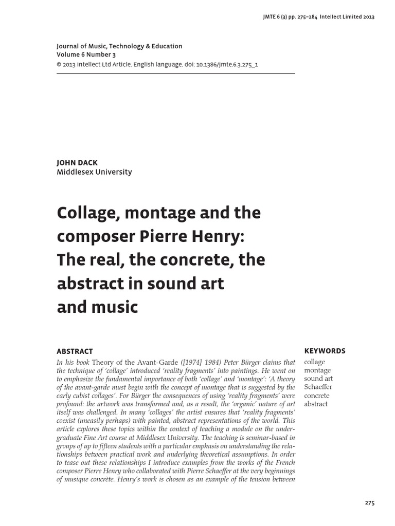 Collage, Montage | PDF | Collage | Perception