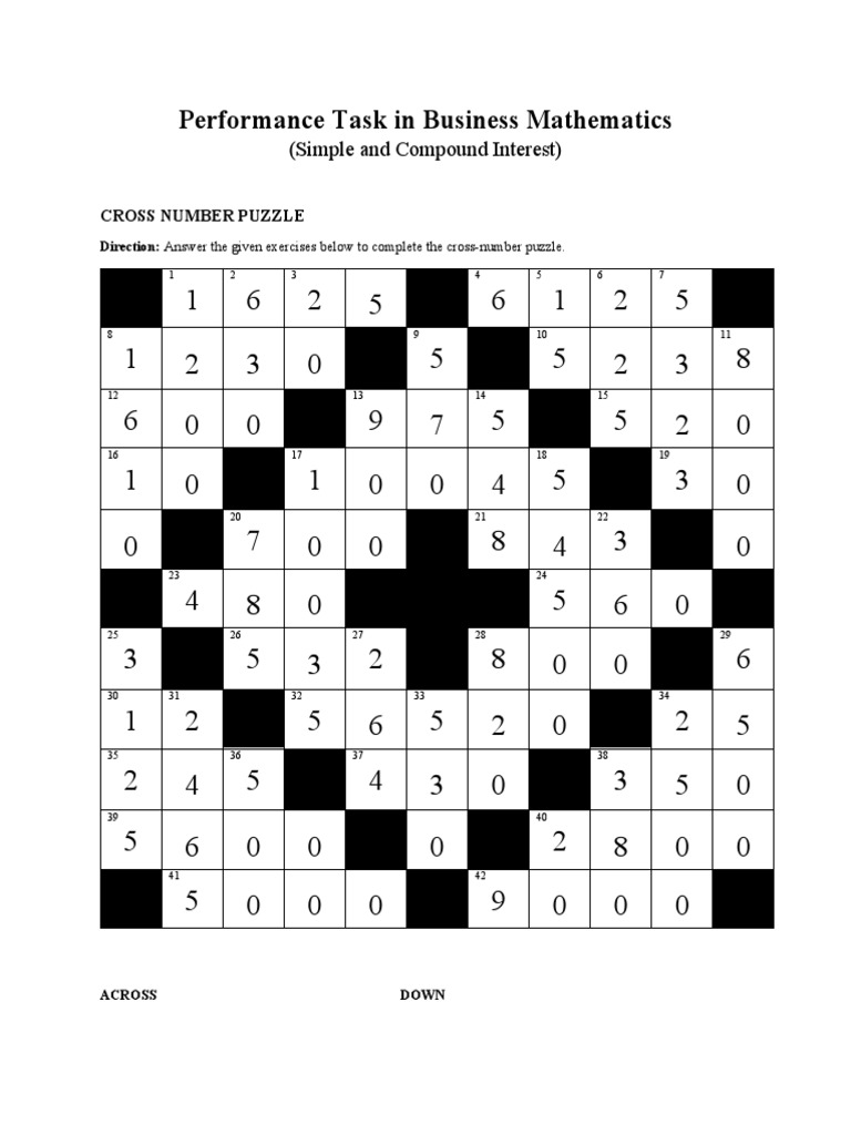 Performance Task #2 in Business Mathematics | PDF