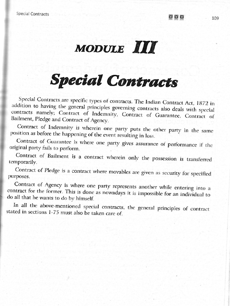 Special Contracts | PDF