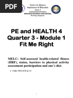 Hope 1 Quarter 2 Modules 1 7 | PDF | Physical Fitness | Human Nature