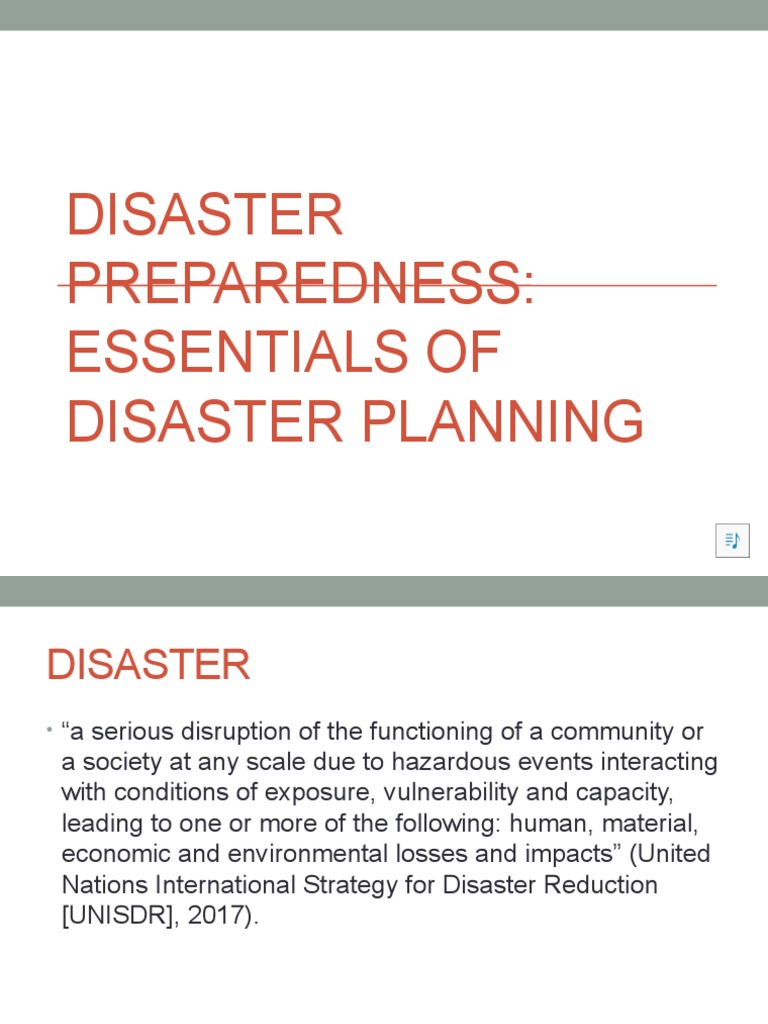Essentials of Disaster Preparedness | PDF | Emergency Management | Hazards