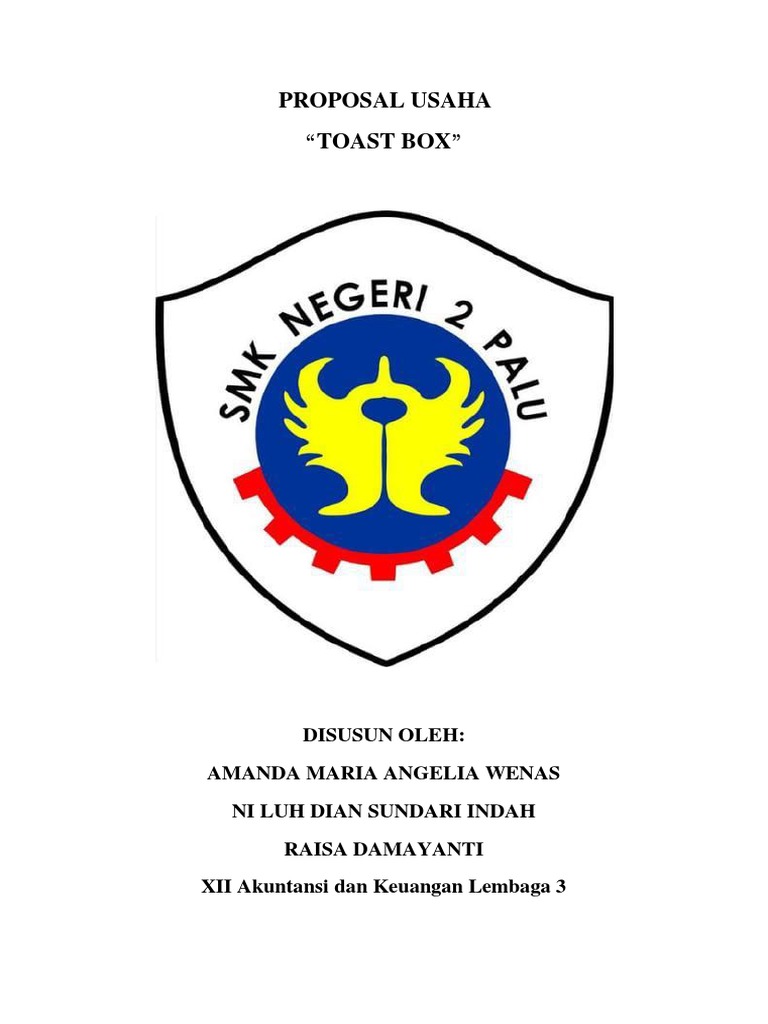 Proposal Usaha Toast Box | PDF